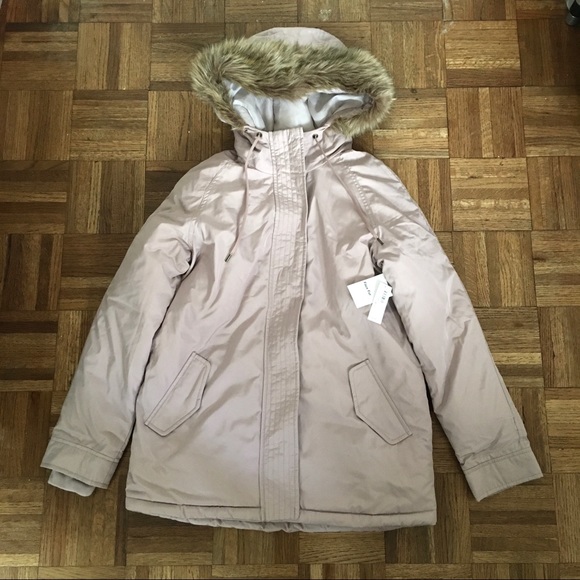 Old Navy | Jackets & Coats | New Old Navy Pink Parka Jacket With Faux Fur Hood | Poshmark